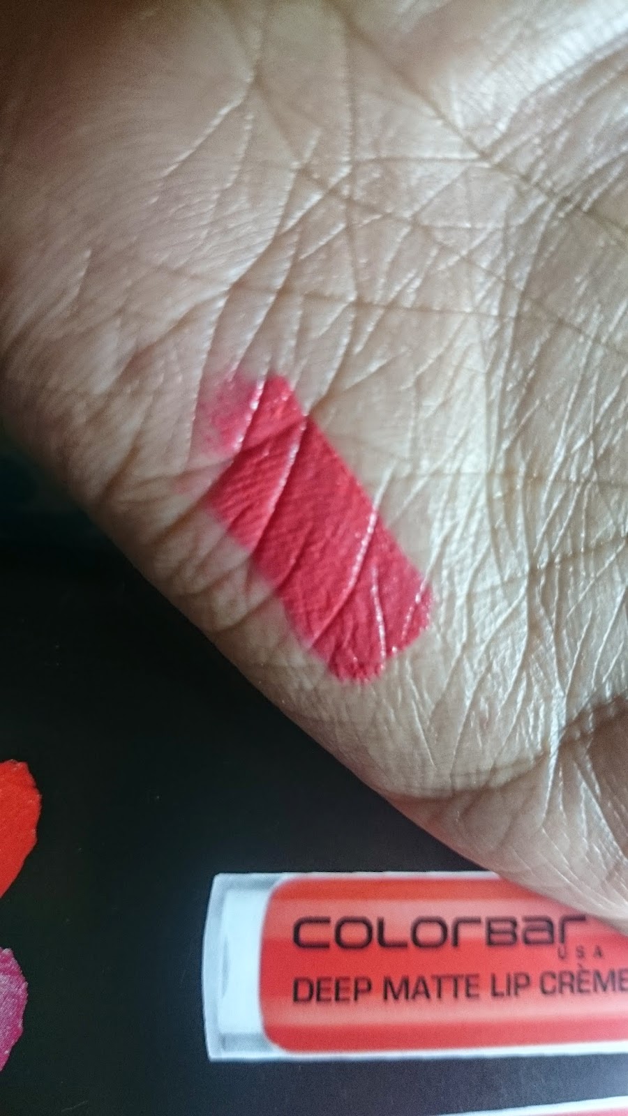 beauty is you: COLOBAR DEEP MATTE LIP CREME(DEEP BLUSH)